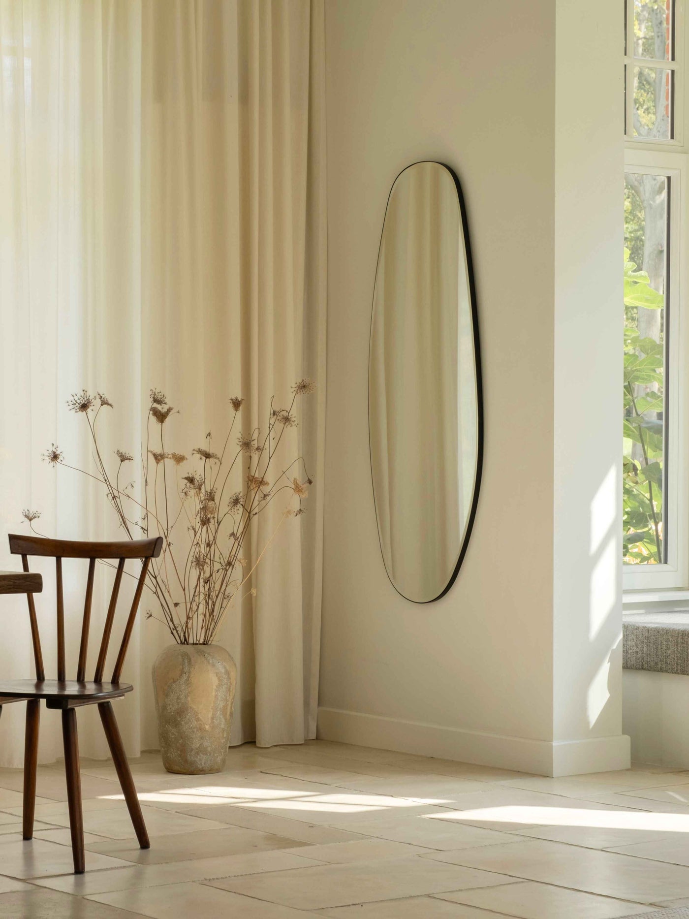 Opal spejl | Asymmetrisk 150 x 55 cm. | BLOSSHOLM